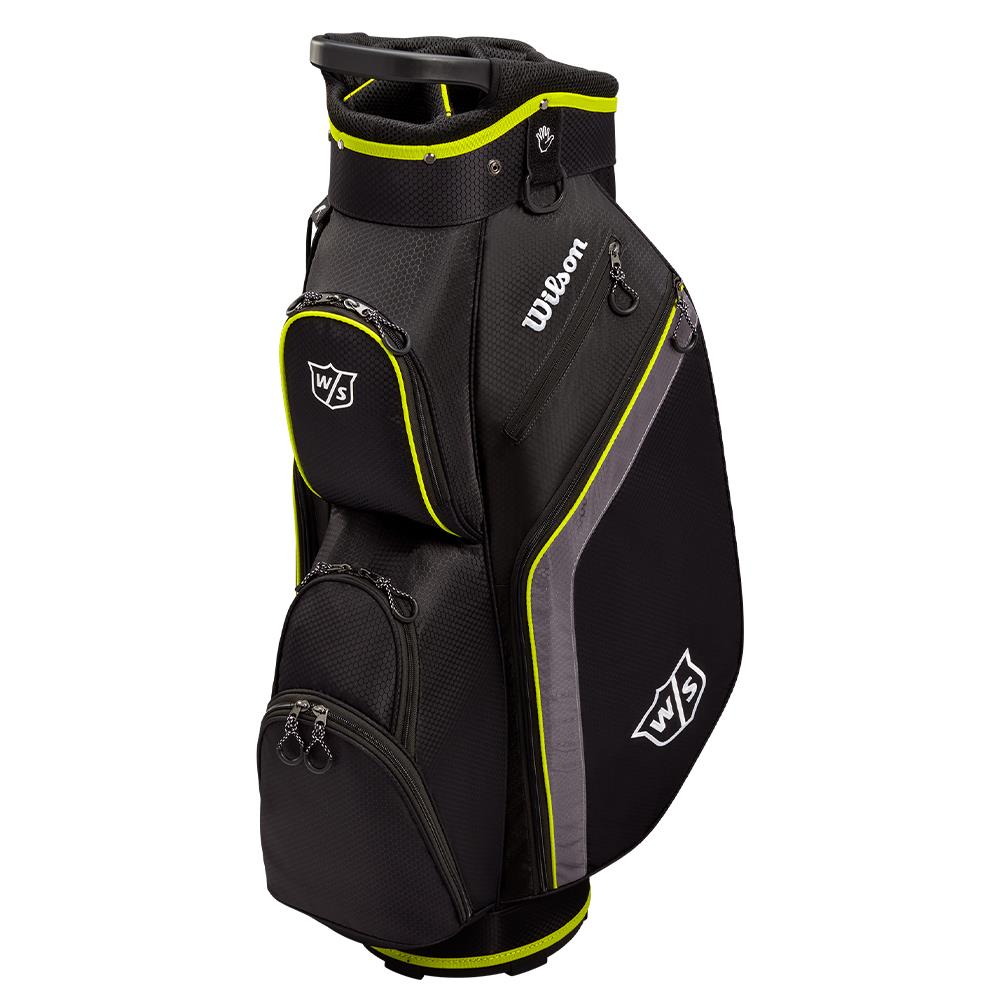 Wilson Lite III Cart Bag Black - Silver - Citron