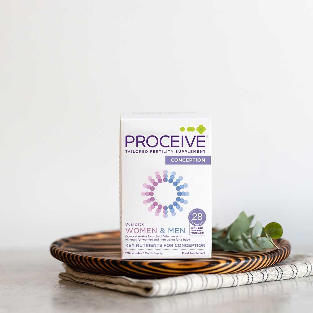 Proceive Women & Men Dual Pack Advanced Fertility Supplement 120 ...