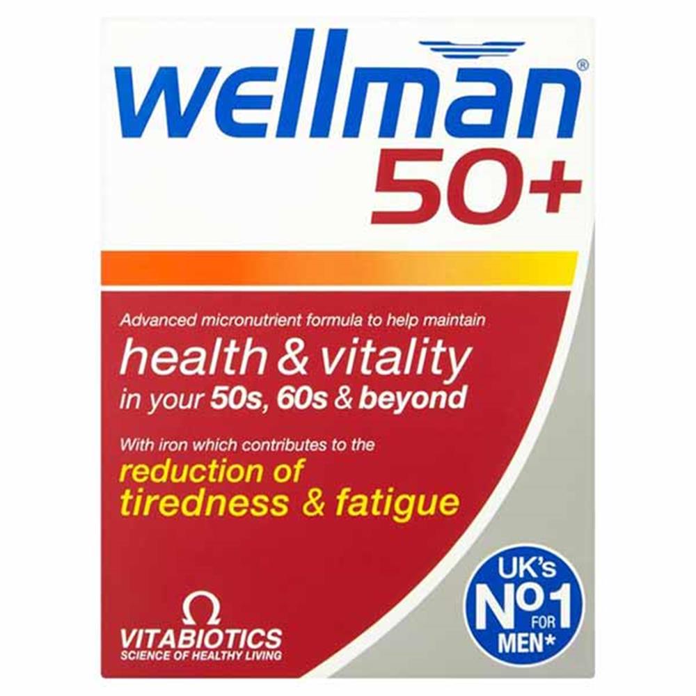 Vitabiotics Wellman 50+ 30 Pack | Inish Pharmacy | Ireland