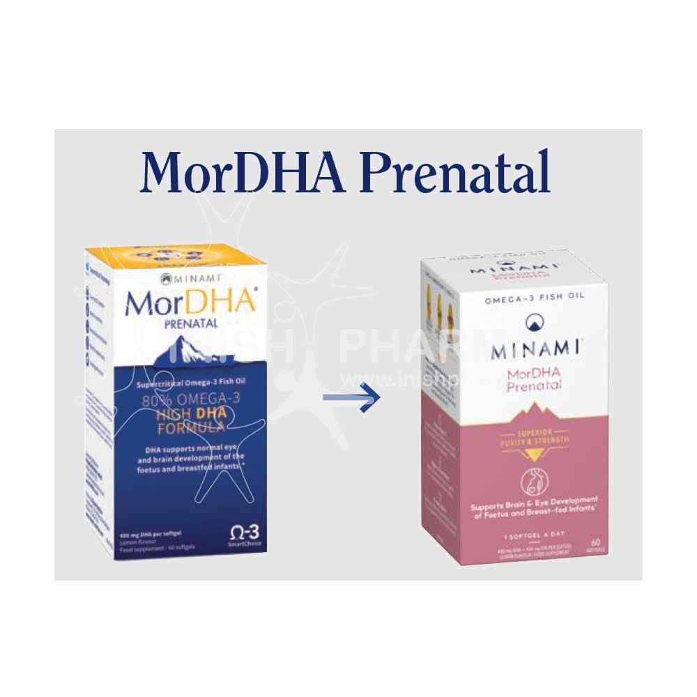 Minami MorDHA Prenatal High DHA Formula 60 Pack | Inish Pharmacy | Ireland