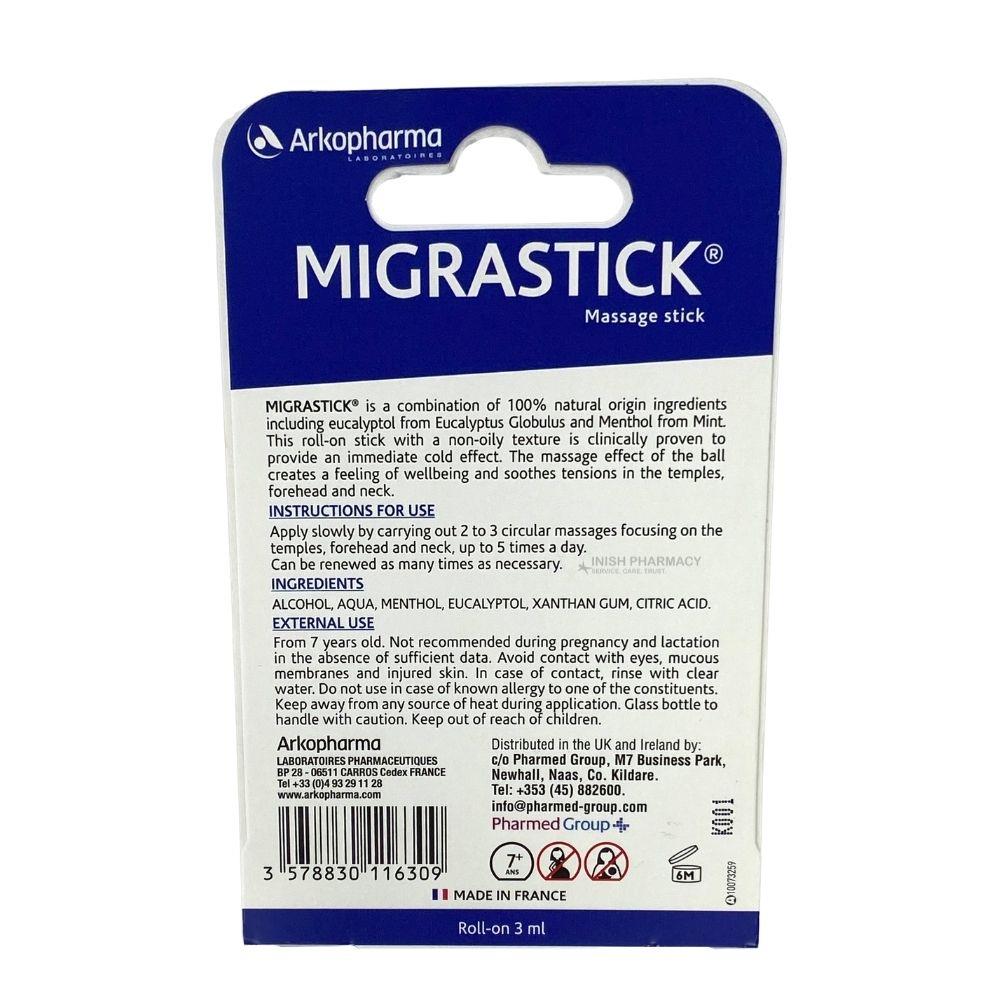 Arkopharma Migrastick 3ml | Inish Pharmacy | Ireland