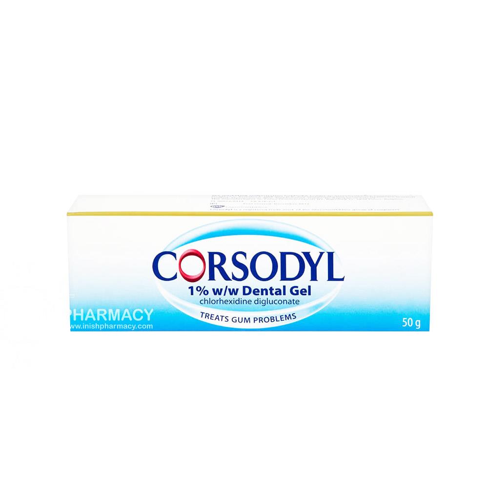 Corsodyl Chlorhexidine Dental Gel 50g | Inish Pharmacy | Ireland