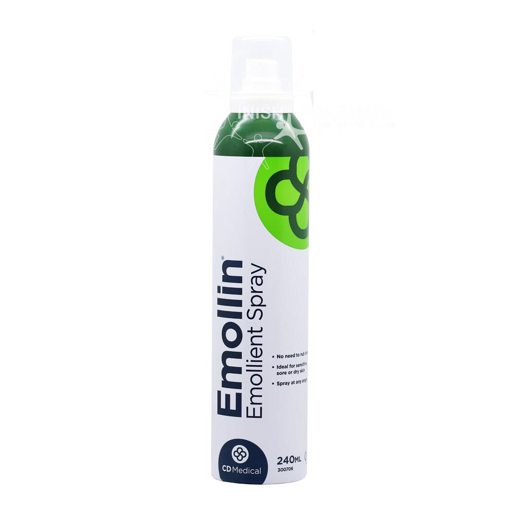 Emollin Emollient Spray 240ml | Inish Pharmacy | Ireland