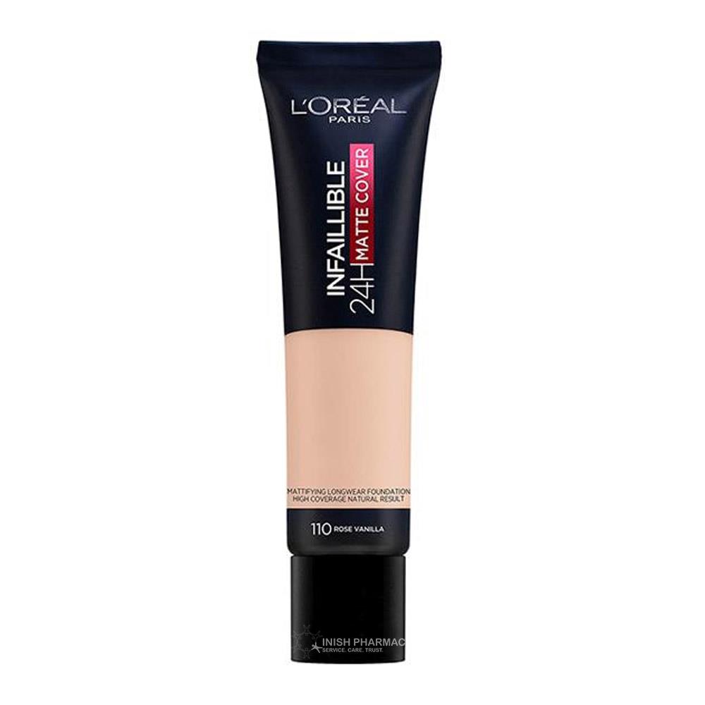 L'Oreal Infallible 32hr Matte Cover Foundation SPF25 | Inish Pharmacy ...