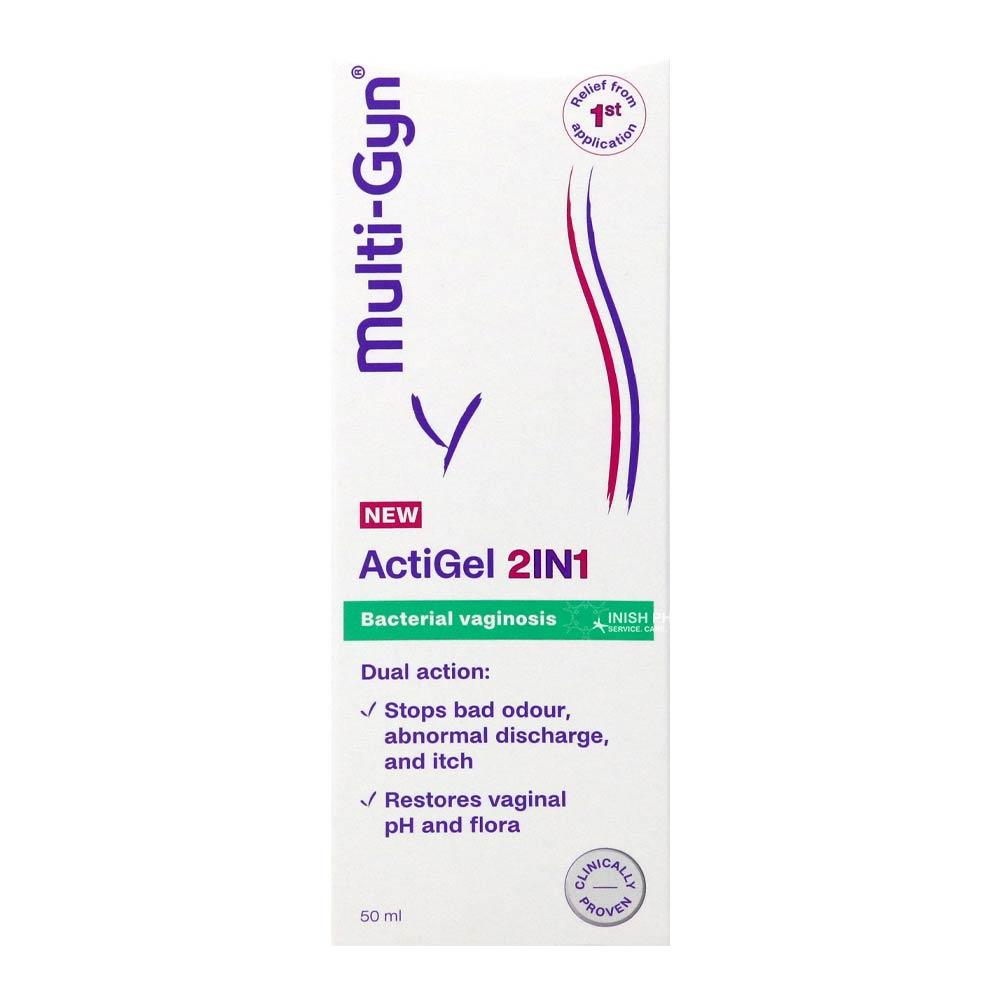 Multi-Gyn Actigel 2in1 Prevents and Treats Vaginal Discomforts 50ml | Inish Pharmacy | Ireland