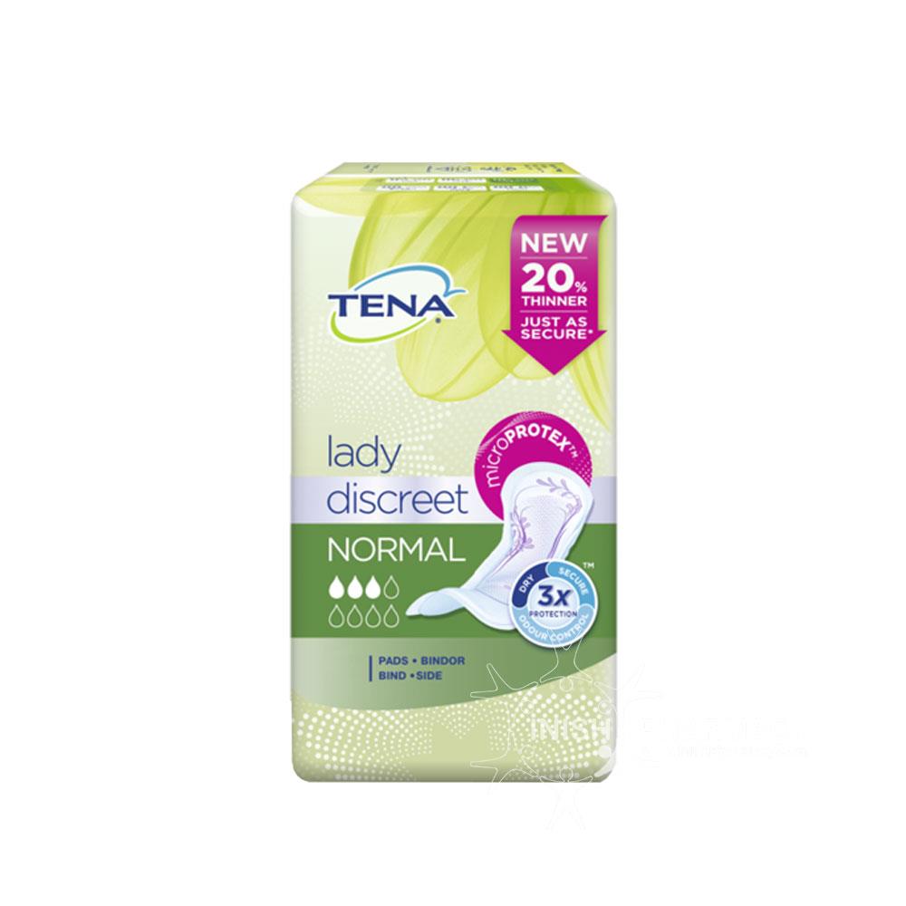 Tena Lady Discreet Normal 12 Pack | Inish Pharmacy | Ireland