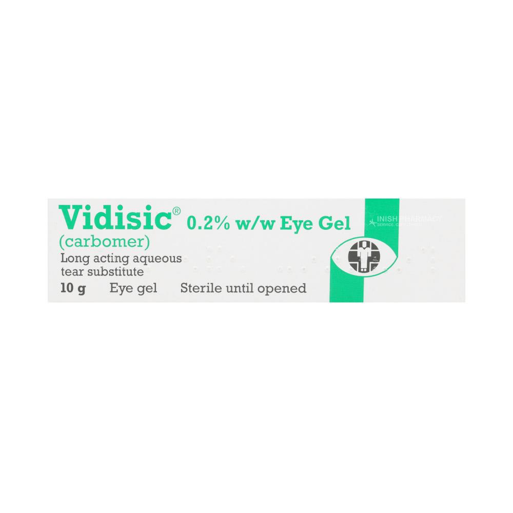 Vidisic Carbomer Eye Gel For Dry Eyes 10g | Inish Pharmacy | Ireland