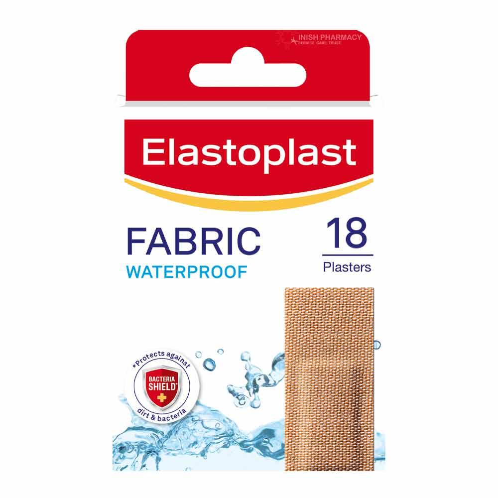 Elastoplast Fabric Waterproof Plasters 18 Pack | Inish Pharmacy | Ireland