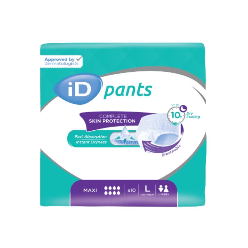 iD Pants Maxi Large 10 Pack | Inish Pharmacy | Ireland