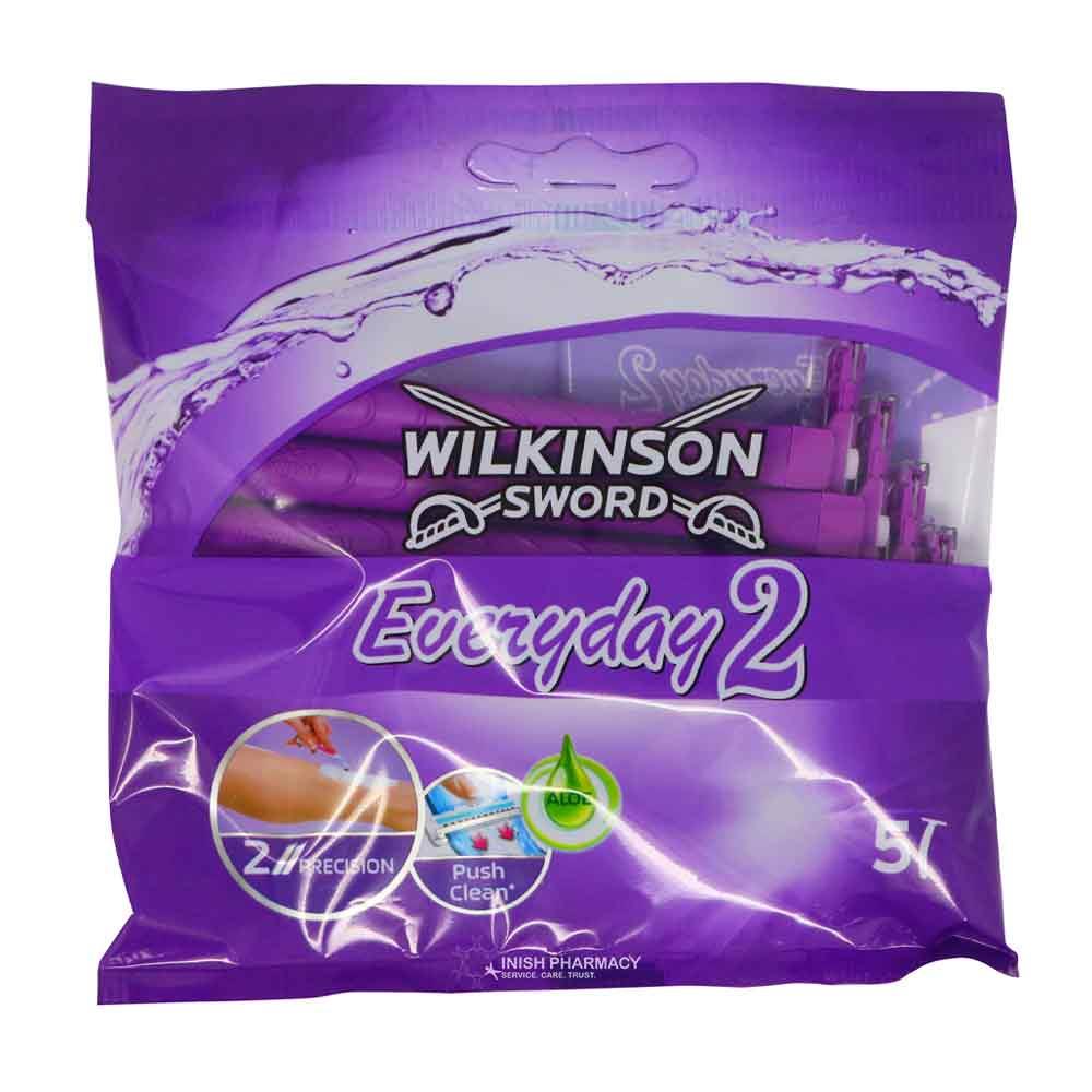 Wilkinson Sword Everyday 2 Female Disposable Razor 5 Pack | Inish ...