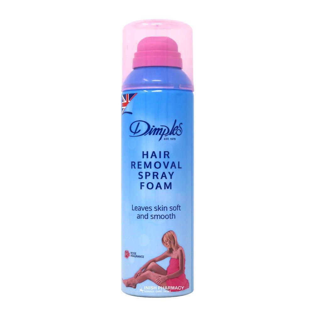 Dimples Hair Remover Spray Foam 200ml | Inish Pharmacy | Ireland