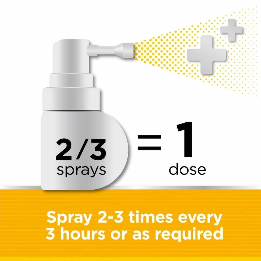 Strepsils Soothing Honey Throat Spray 20ml | Inish Pharmacy | Ireland