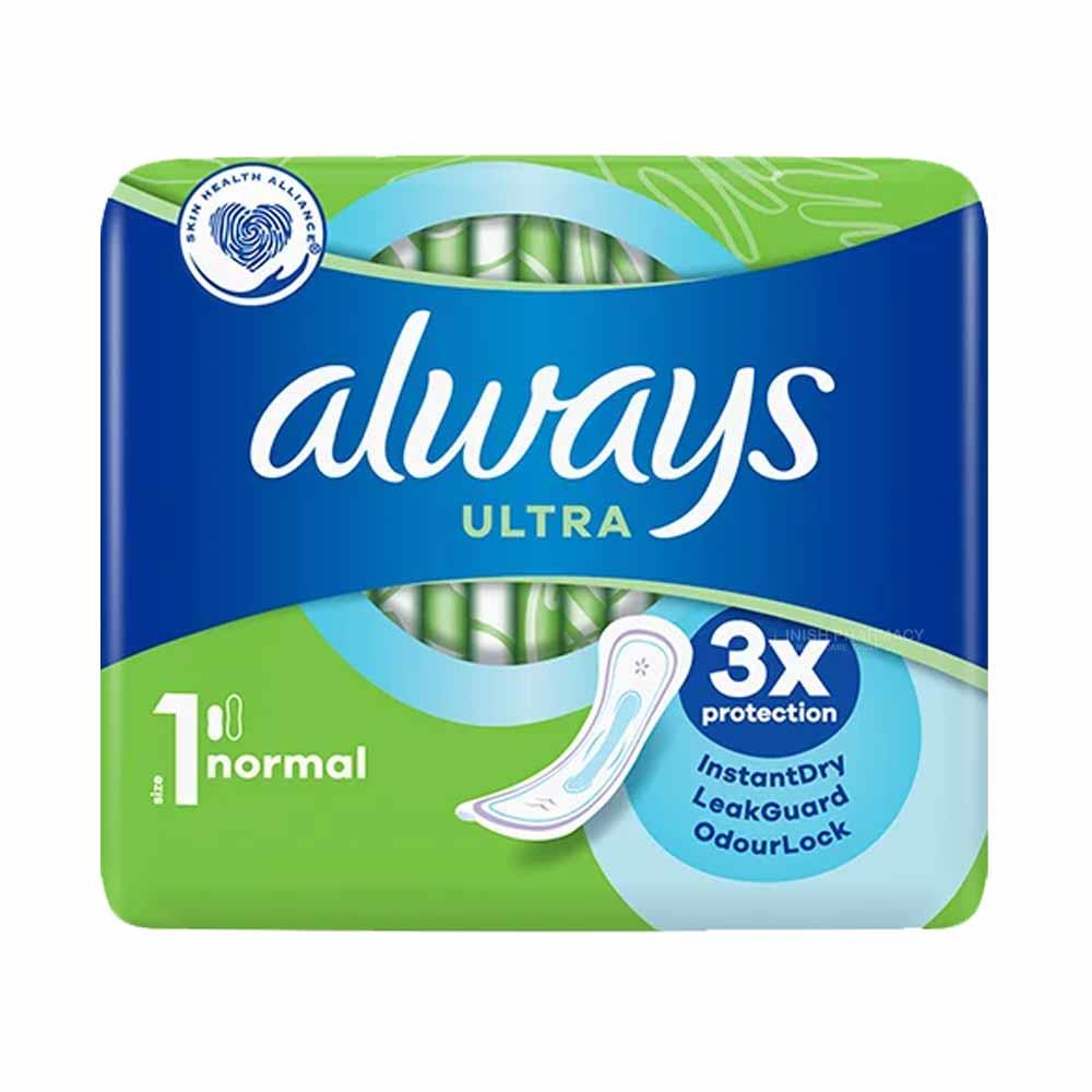 Always Ultra Normal 13 Pack | Inish Pharmacy | Ireland