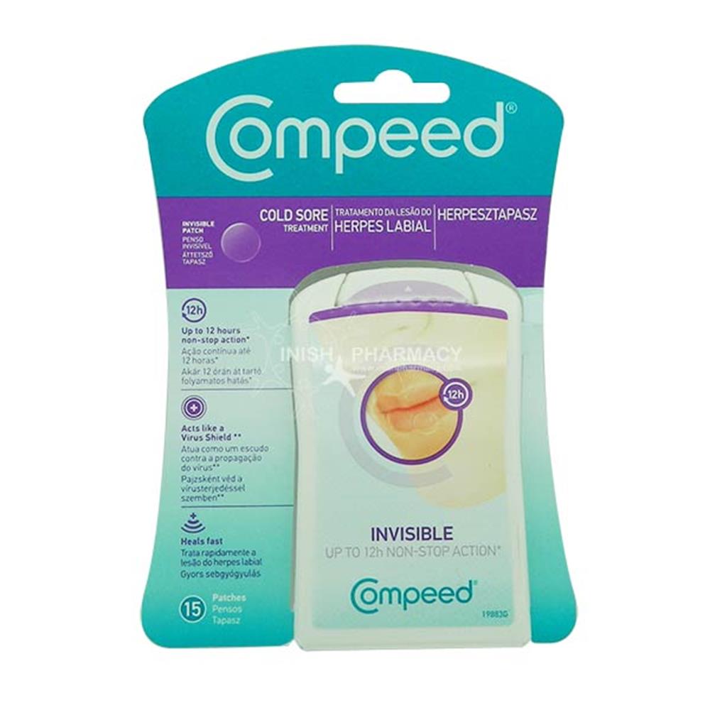 Compeed Cold Sore Patch 15 Pack | Inish Pharmacy | Ireland