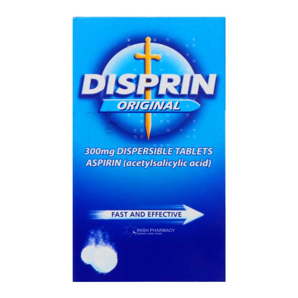 Disprin Original 300mg Dispersible Tabs 24 Pack | Inish Pharmacy | Ireland