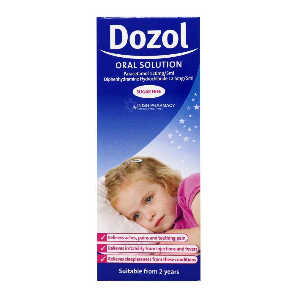 Dozol Sugar Free Oral Solution 100ml with Dosing Syringe | Inish ...