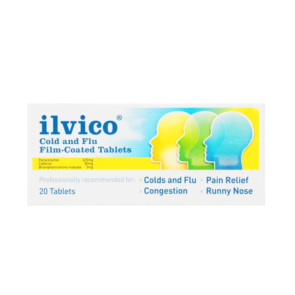 Ilvico Cold & Flu Tablets 20 Pack | Inish Pharmacy | Ireland