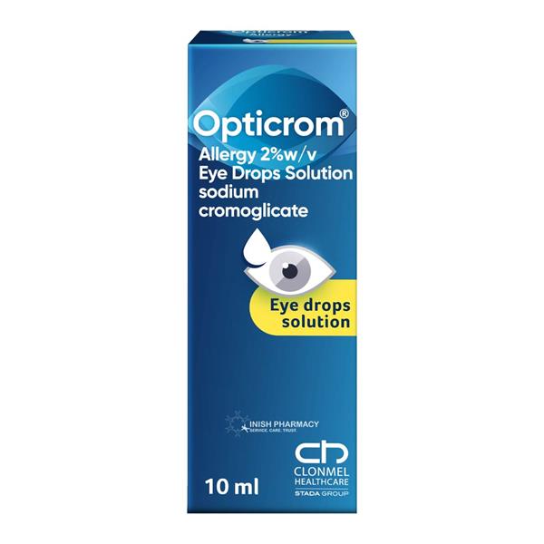 Opticrom Allergy Eye Drops 10ml | Inish Pharmacy | Ireland