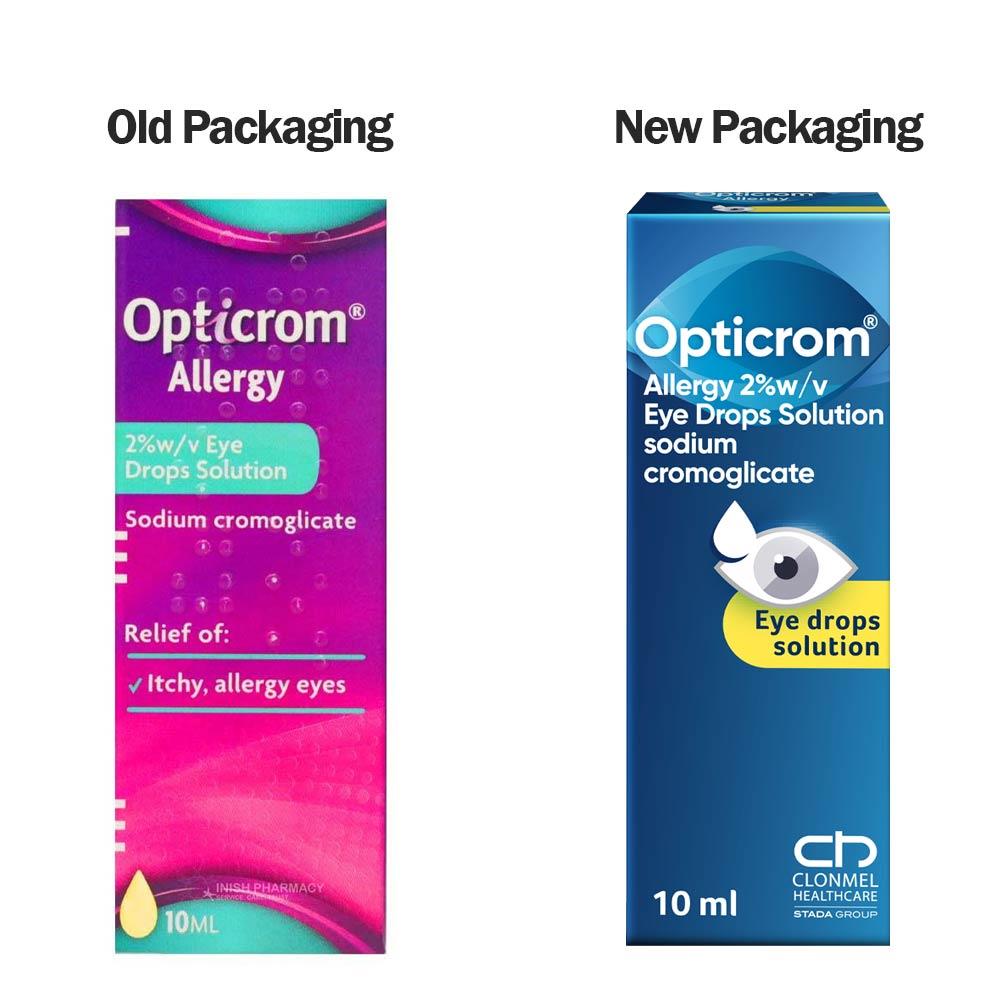 Opticrom Allergy Eye Drops 10ml | Inish Pharmacy | Ireland
