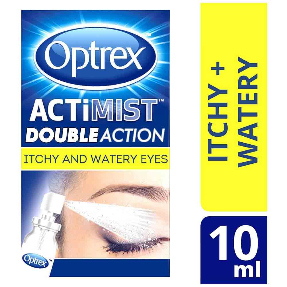 Optrex Actimist Double Action Spray for Itchy & Watery Eyes 10ml ...