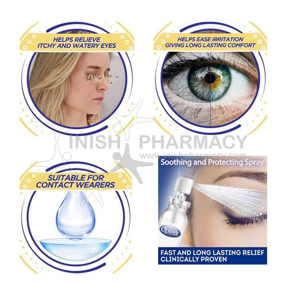 Optrex Actimist Double Action Spray for Itchy & Watery Eyes 10ml ...