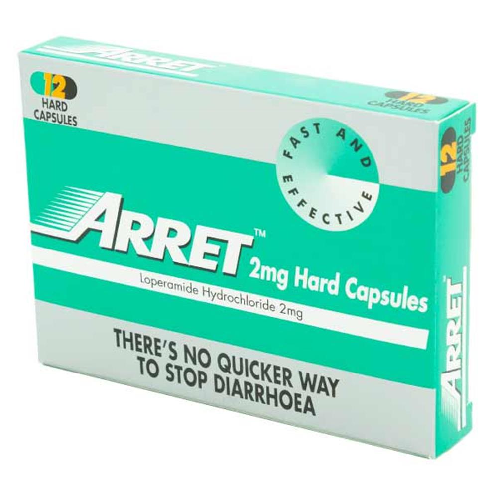 Arret Loperamide 2mg Capsules | Inish Pharmacy | Ireland