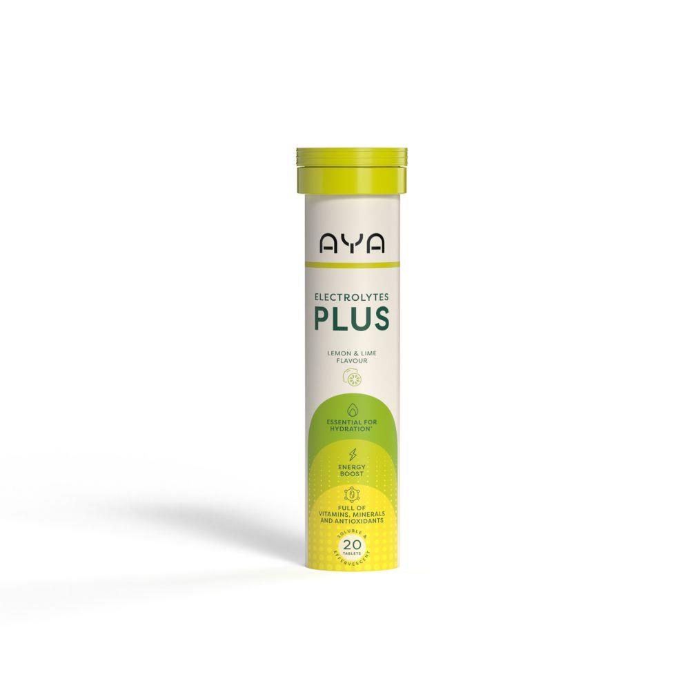 Aya Electrolytes Plus Lemon & Lime Flavour 20 Tablets | Inish Pharmacy ...