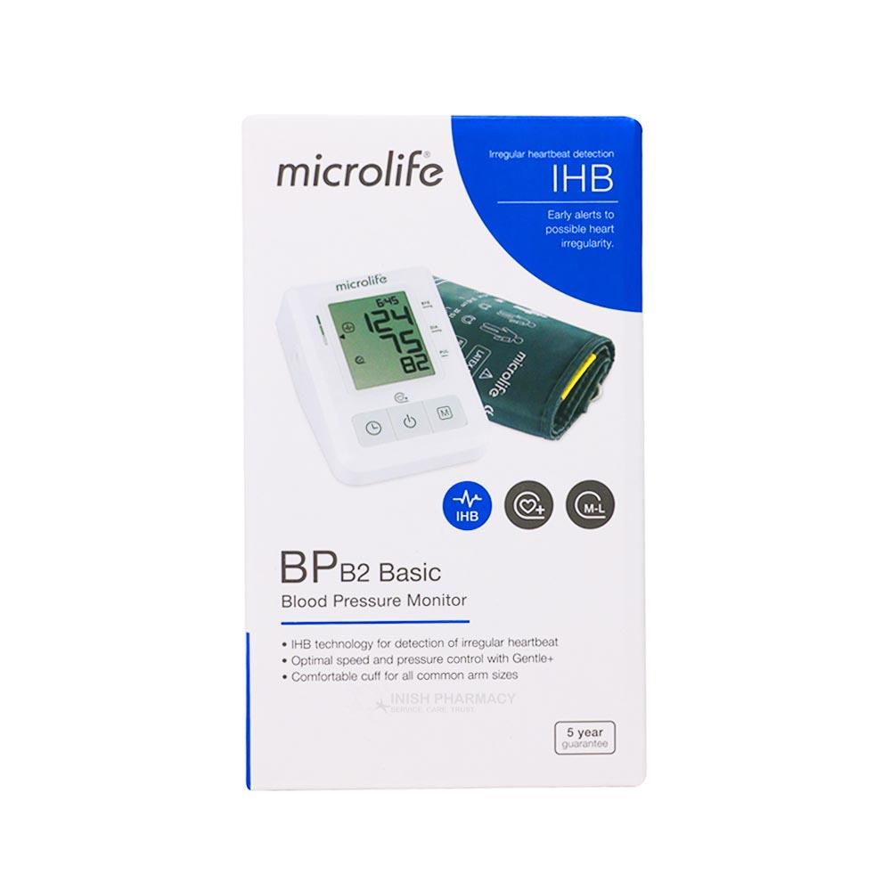 Microlife Blood Pressure Monitor with IHB Technology BPB2 Basic | Inish ...