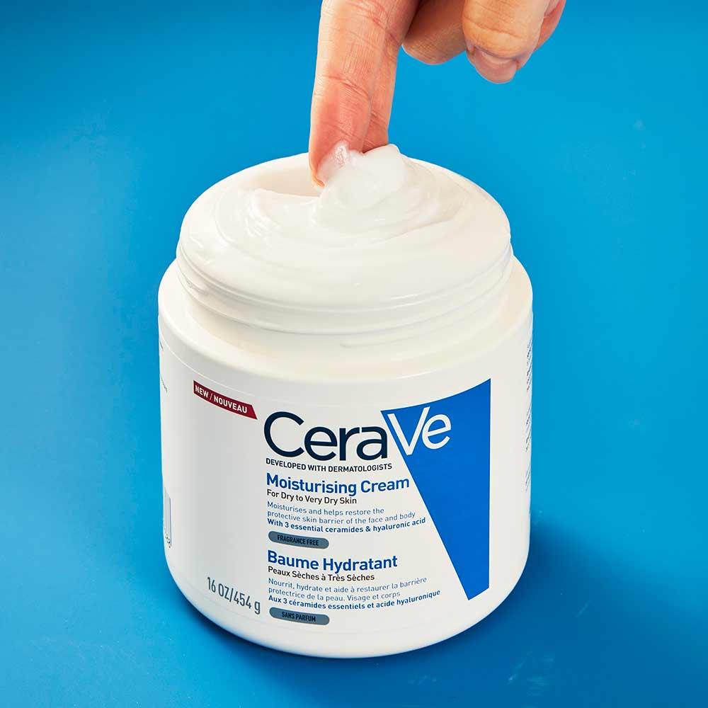 CeraVe Moisturising Cream With Hyaluronic Acid & Ceramides For Dry to ...