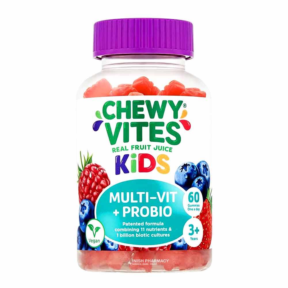 Chewy Vites Kids Multi-Vit + Probio 60 Gummies | Inish Pharmacy | Ireland