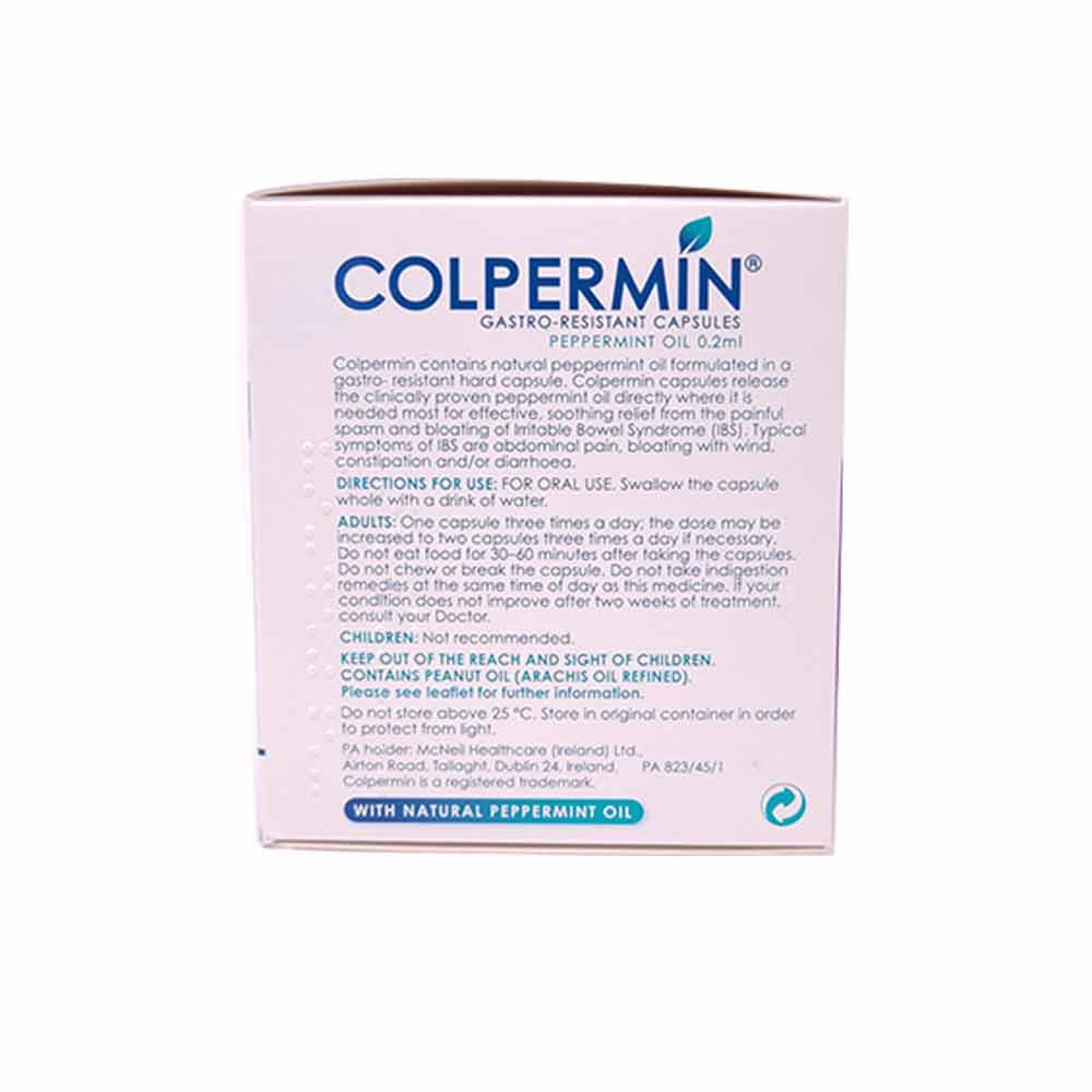 Colpermin Peppermint Oil Capsules 100 Pack | Inish Pharmacy | Ireland