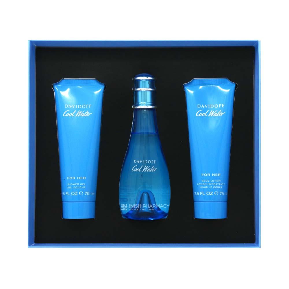 Cool Water Ladies 3 Piece Gift Set | Inish Pharmacy | Ireland