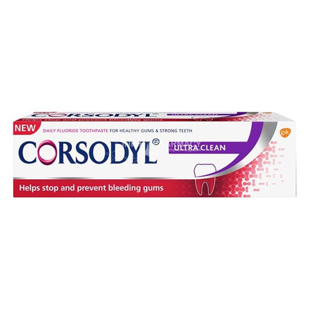 Corsodyl Daily Toothpaste Ultra Clean 75ml | Inish Pharmacy | Ireland