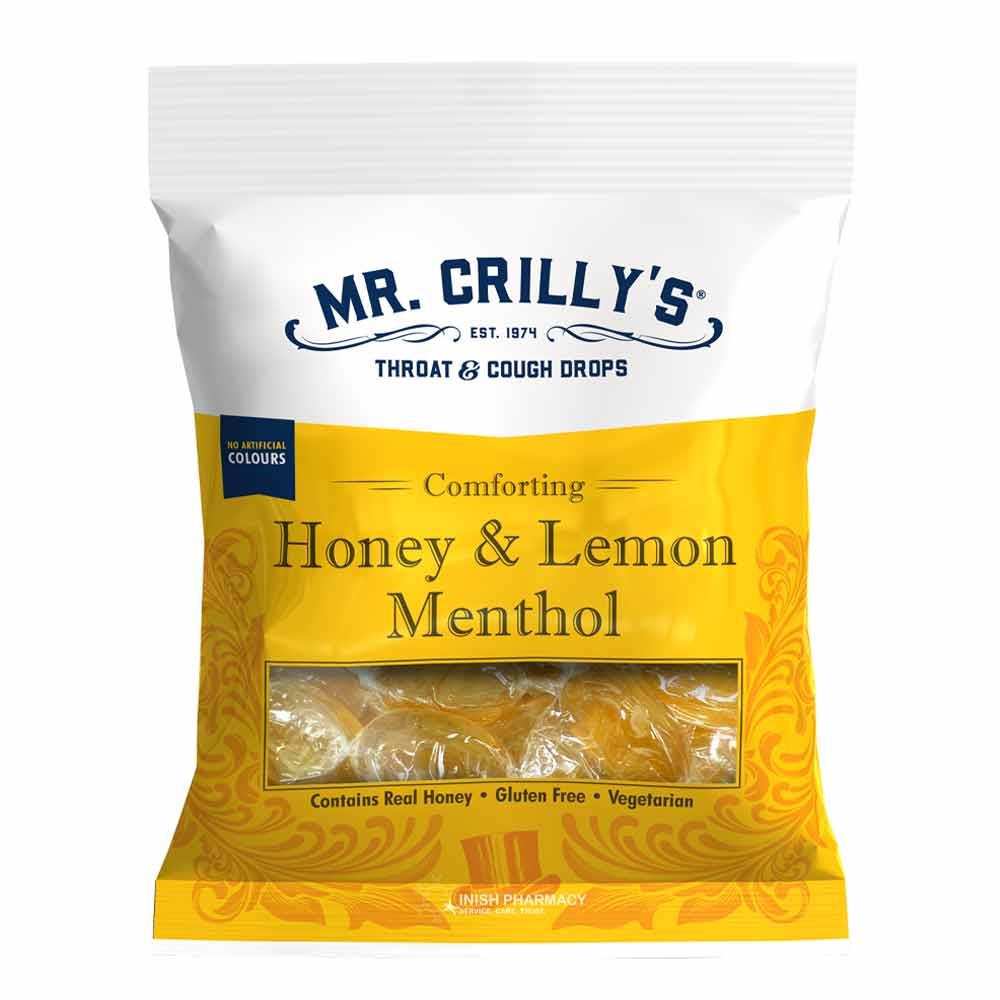 Mr Crilly's Throat & Cough Drops Honey & Lemon 90g | Inish Pharmacy ...