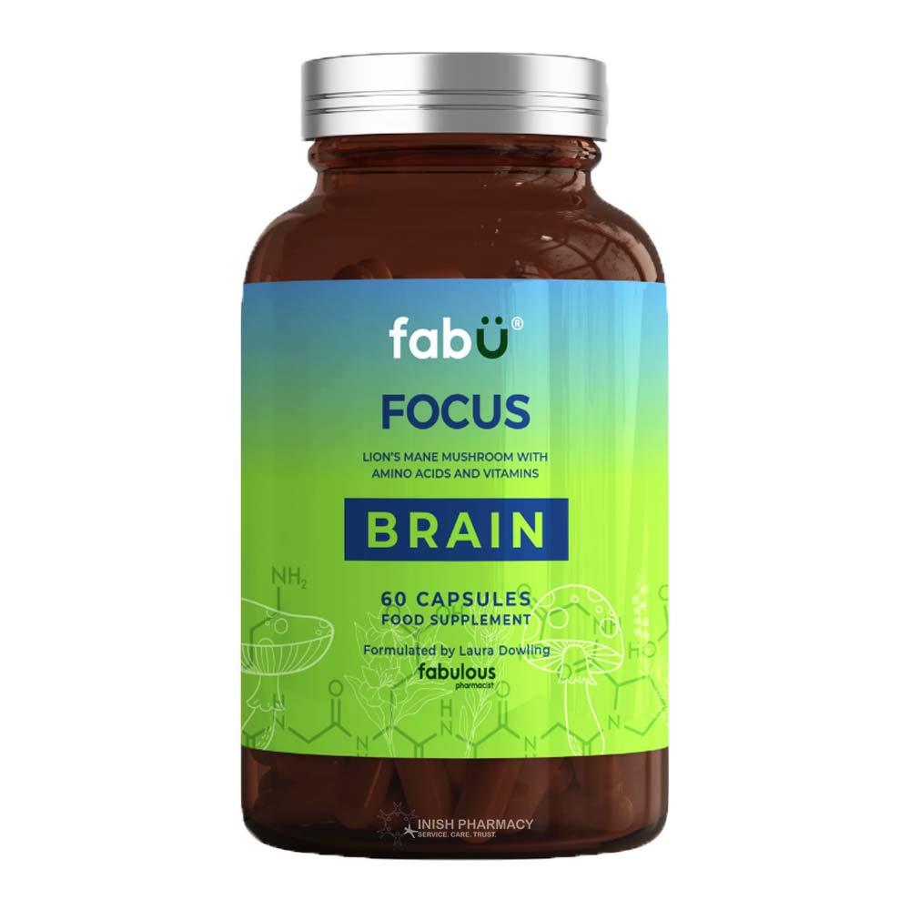 FabU Focus Brain 60 Capsules | Inish Pharmacy | Ireland