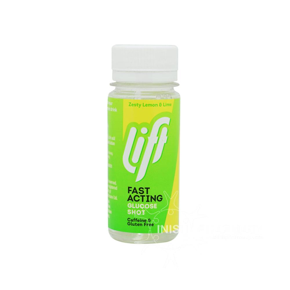 Lift GlucoJuice Zesty Lemon & Lime Fast Acting Glucose 60ml | Inish ...