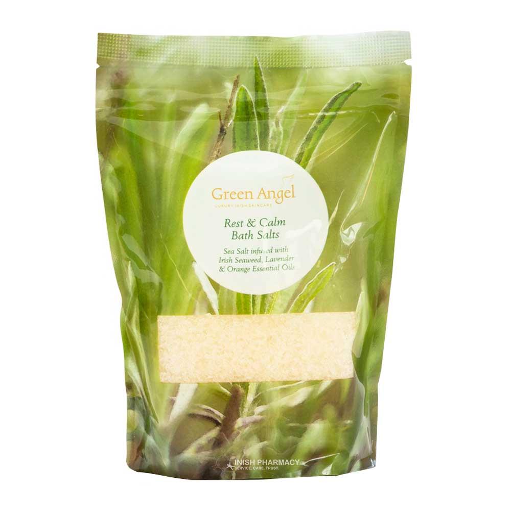 Green Angel Rest And Calm Bath Salts 500g | Inish Pharmacy | Ireland
