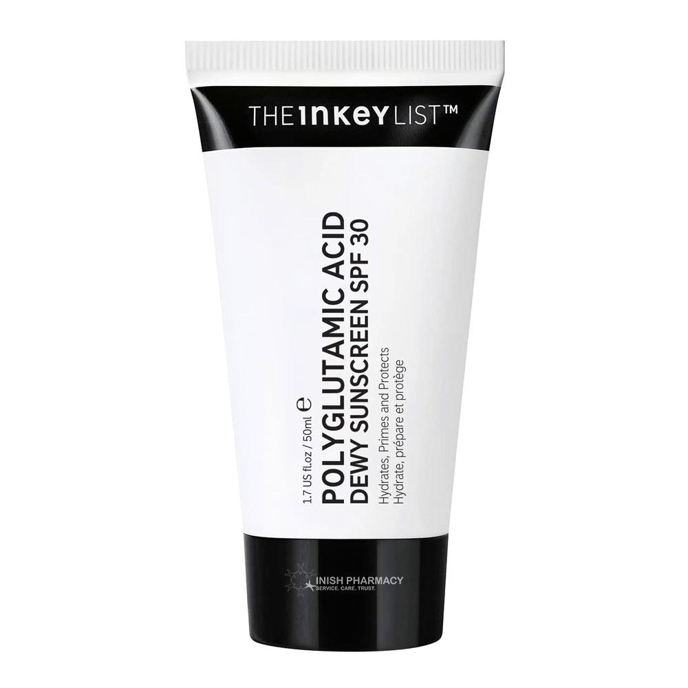 The Inkey List Polyglutamic Acid Dewy Sunscreen SPF30 50ml | Inish ...