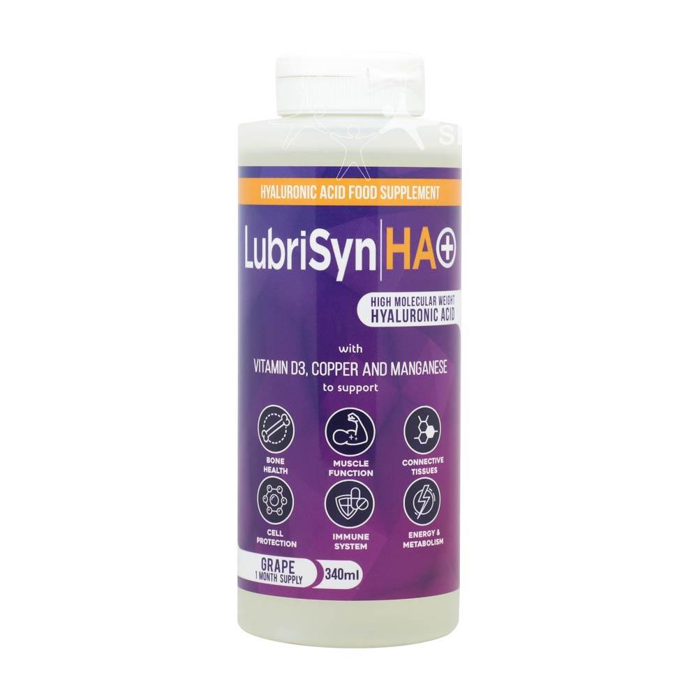 Lubrisyn 60mg HA Grape Food Supplement 340ml | Inish Pharmacy | Ireland