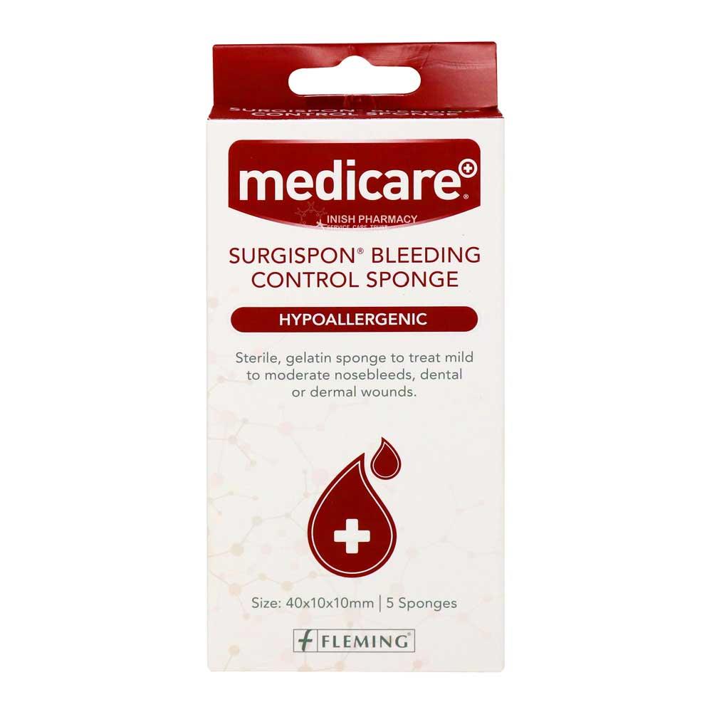 Medicare Surgispon Bleeding Control Sponge 5 Pack | Inish Pharmacy ...