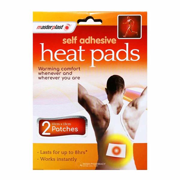 MasterPlast Heat Pads 2 Patches | Inish Pharmacy | Ireland
