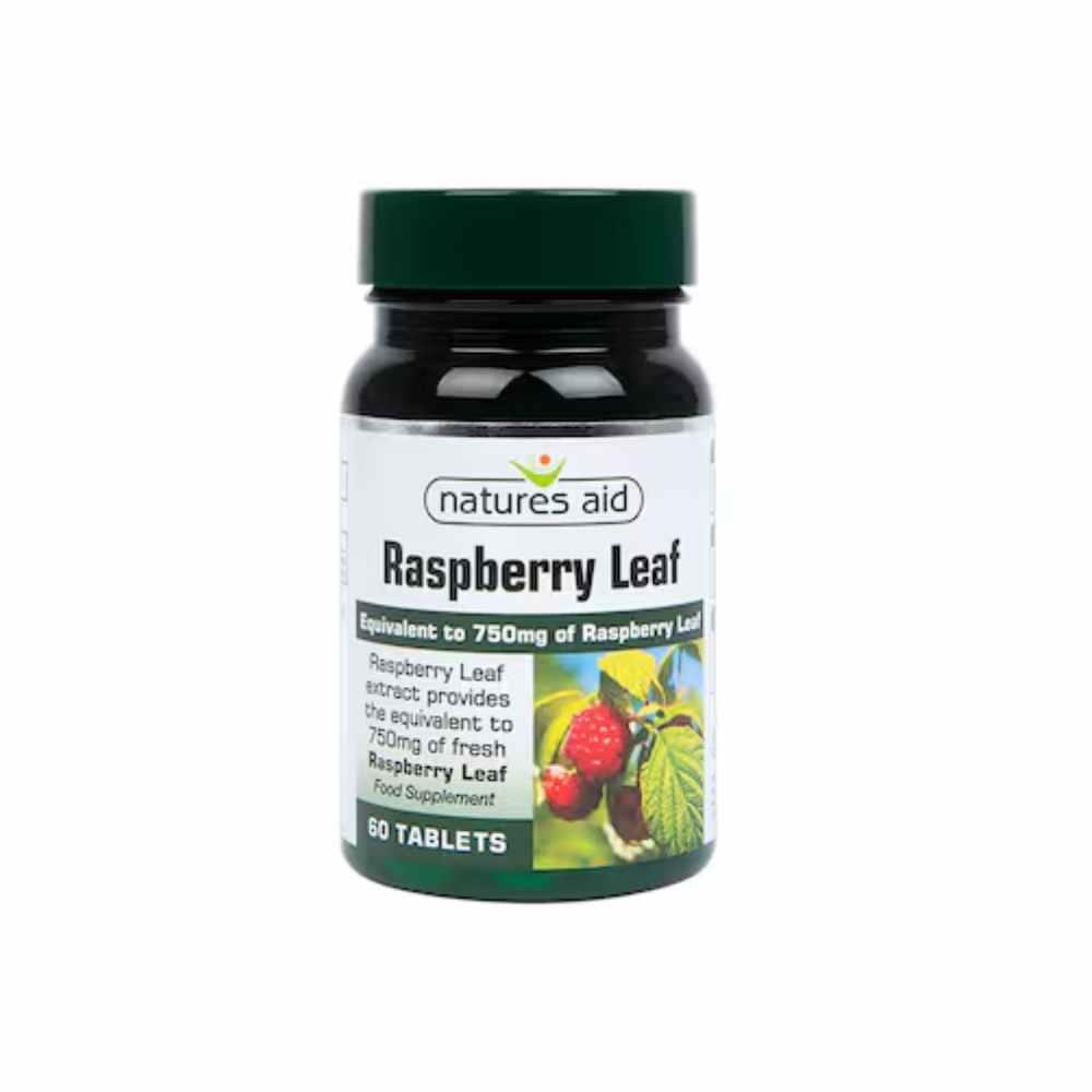 Natures Aid Raspberry Leaf Extract 750mg 60 Tablets | Inish Pharmacy ...