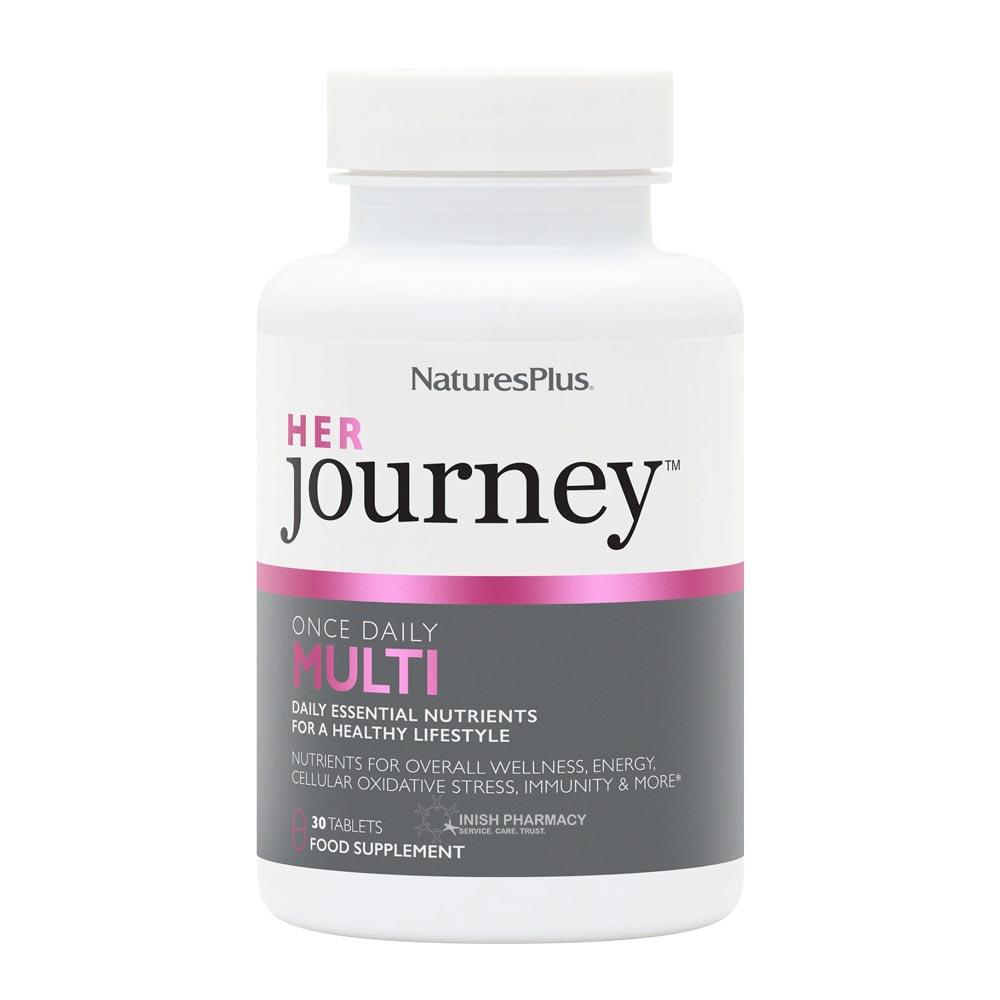 Natures Plus Her Journey Once Daily Multi 30 Tablets | Inish Pharmacy | Ireland