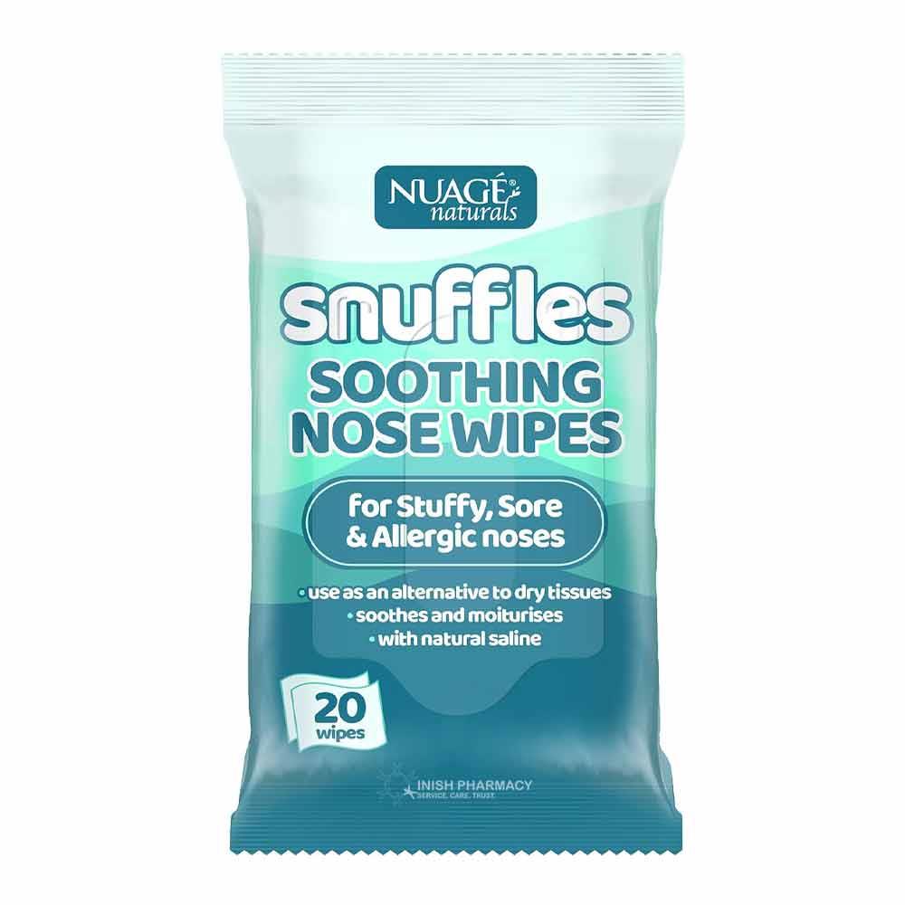 Nuage Snuffles Soothing Nose Wipes 20 Pack | Inish Pharmacy | Ireland