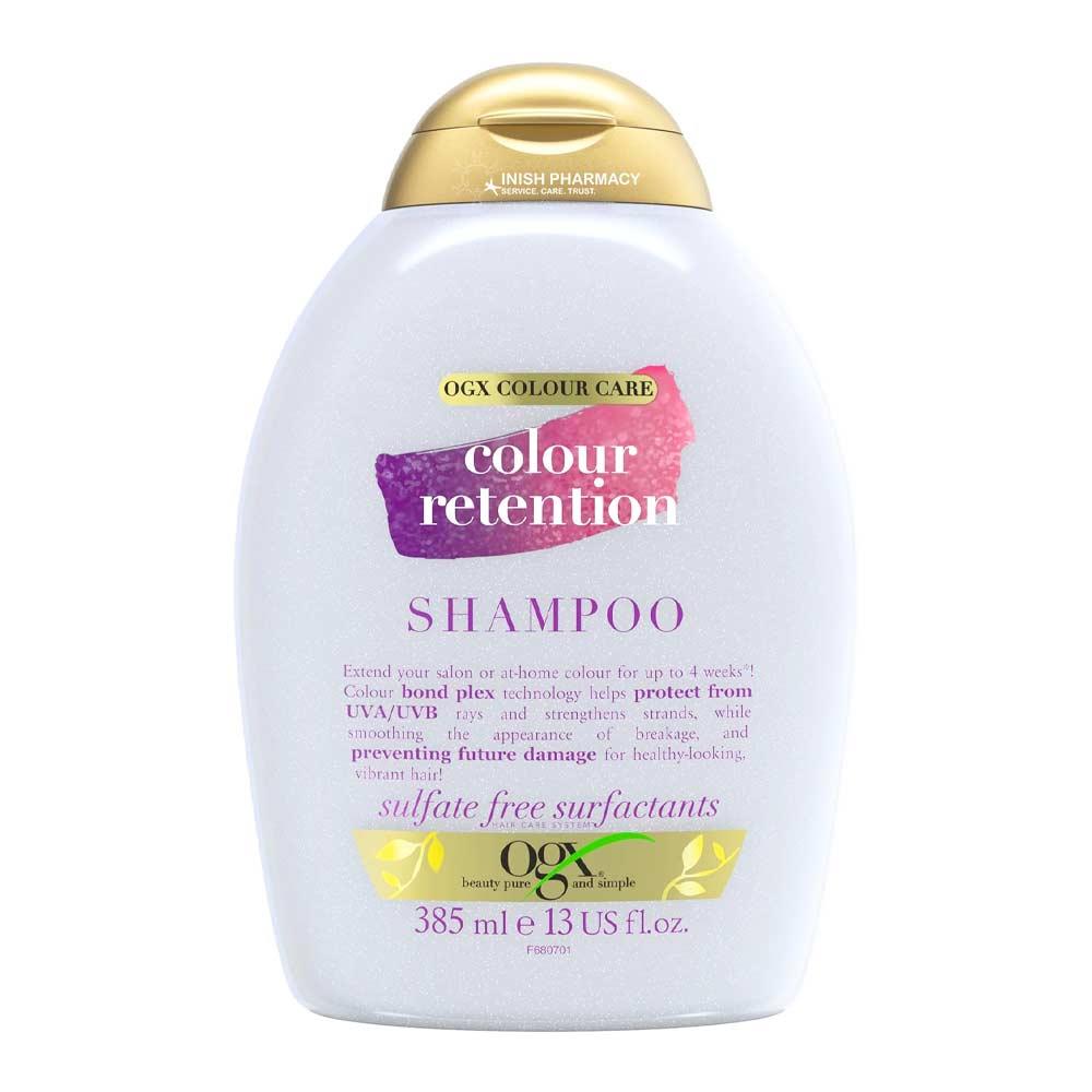 OGX Colour Retention Shampoo 385ml | Inish Pharmacy | Ireland