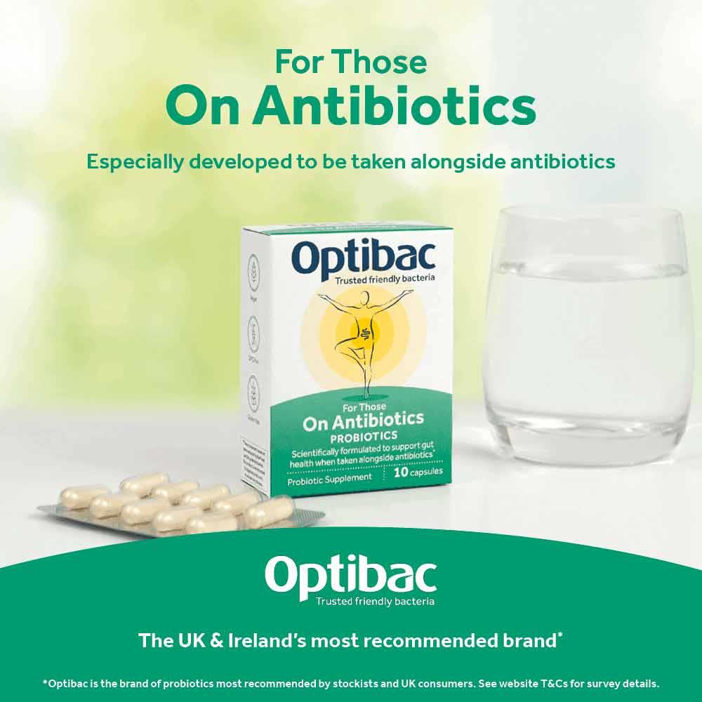 OptiBac Probiotics For Those On Antibiotics 10 Capsules | Inish ...