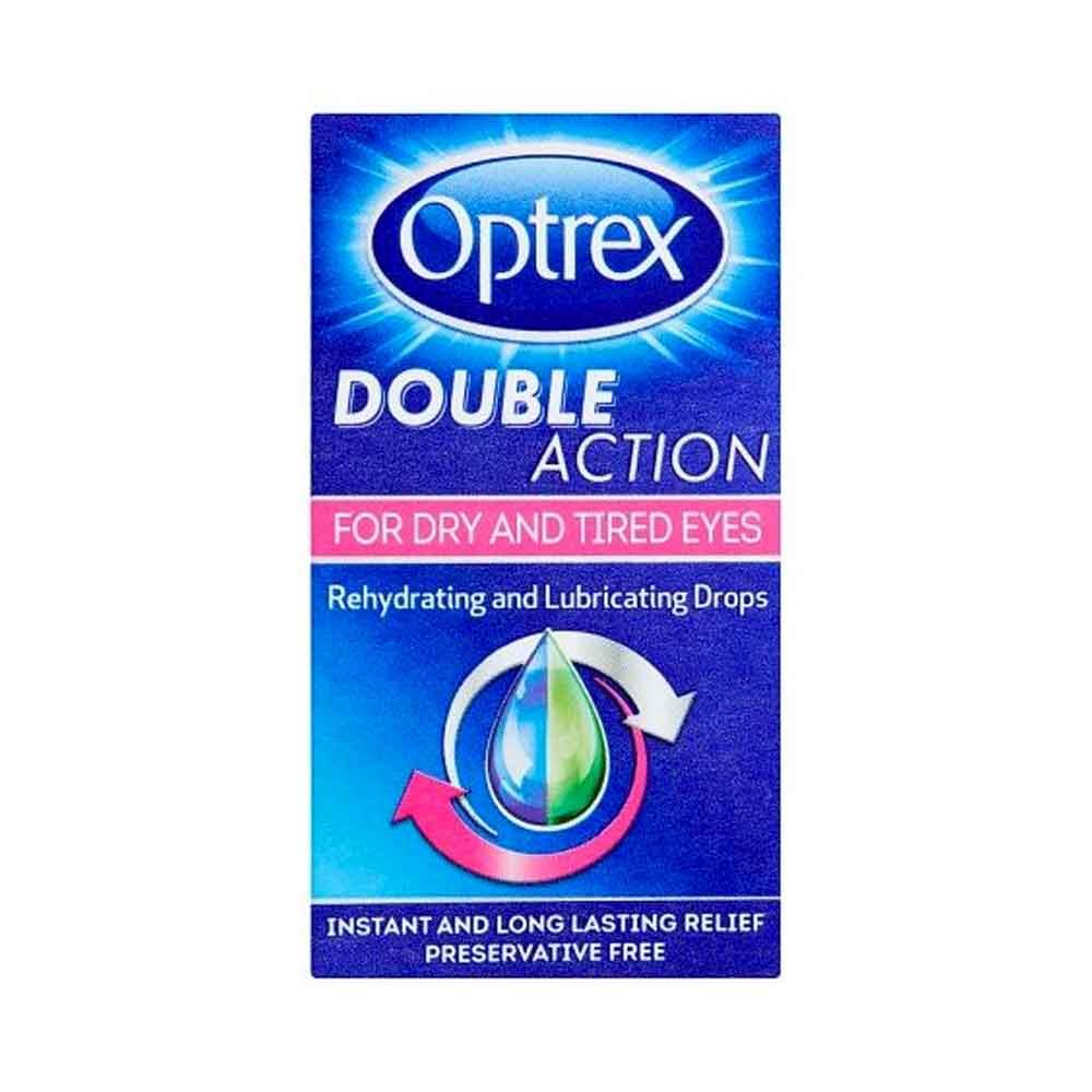 Optrex Double Action Rehydrating Eye Drops For Dry Eyes 10ml | Inish ...