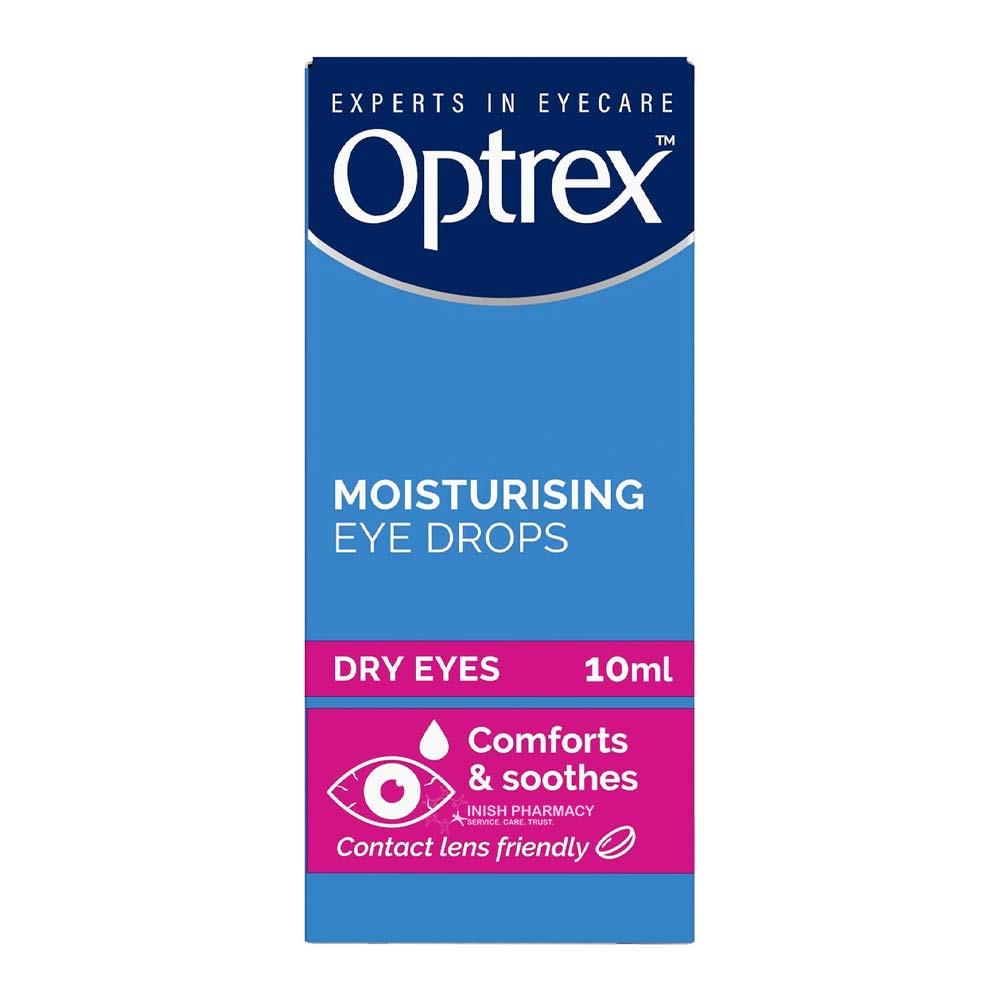 Optrex Moisturising Eye Drops For Dry Eyes 10ml | Inish Pharmacy | Ireland