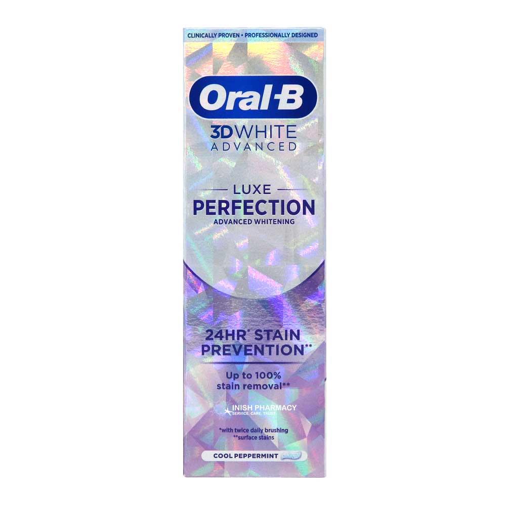 Oral B 3D White Advanced Luxe Perfection Toothpaste 75ml | Inish ...