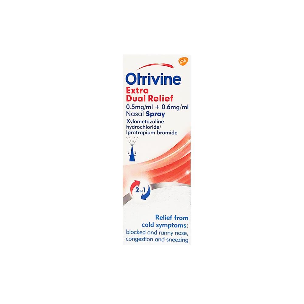 Otrivine Extra Dual Relief Nasal Spray 10ml | Inish Pharmacy | Ireland